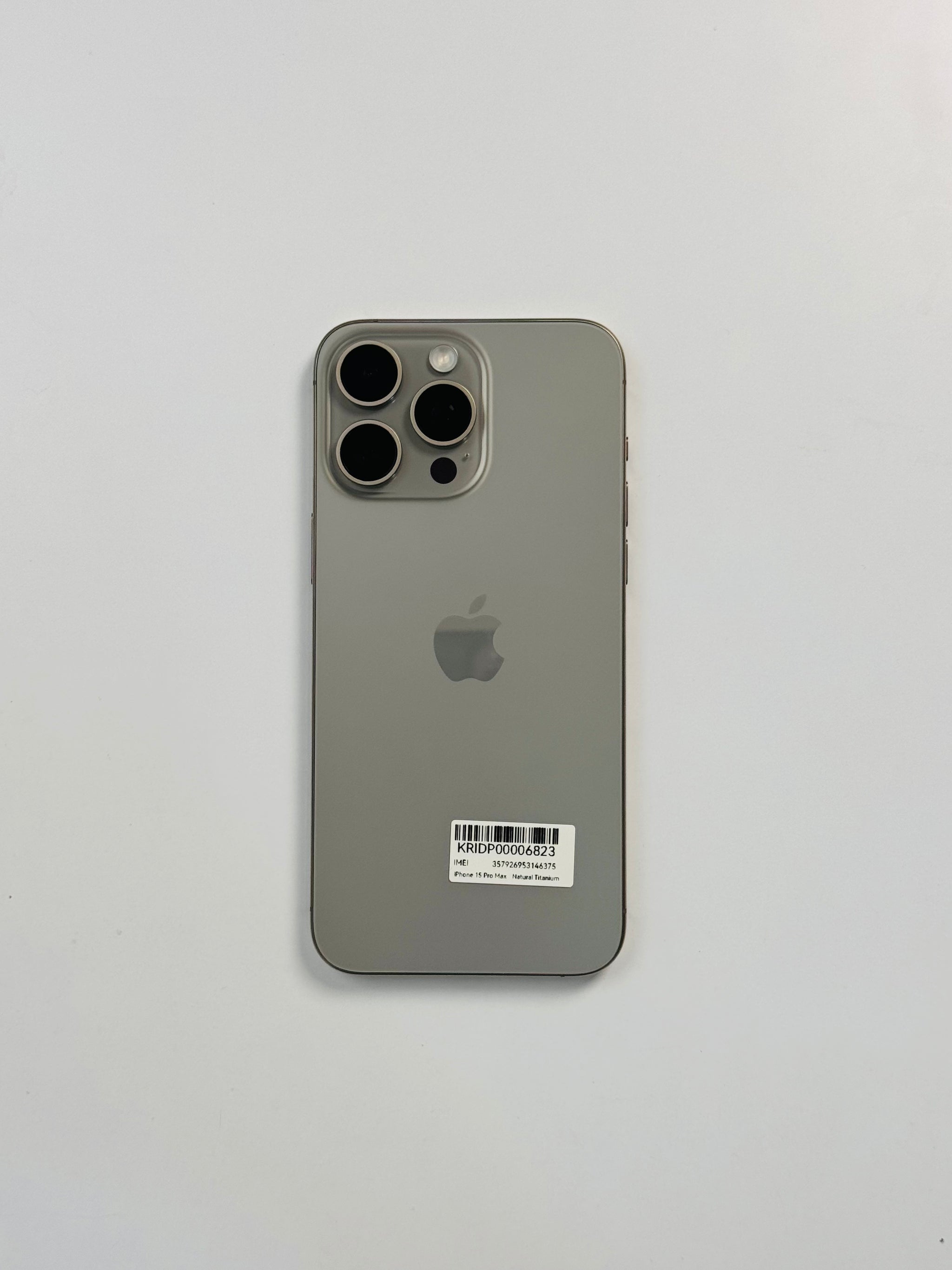 iPhone 15 Pro Max 256GB ex iBox Natural Titanium Kondisi Sempurna